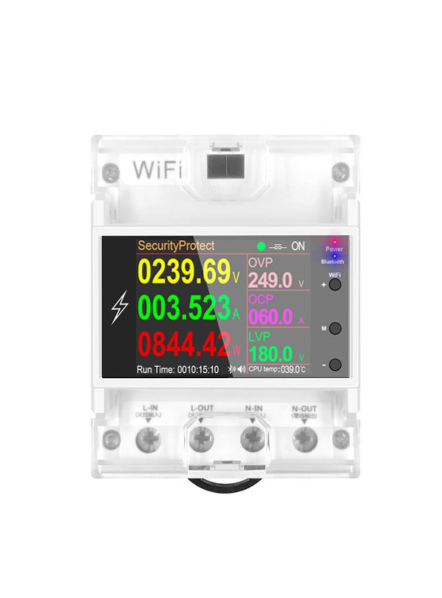 WIFI Smart 100A AT4PWS 230VAC KWh monitor – e-glow-shop