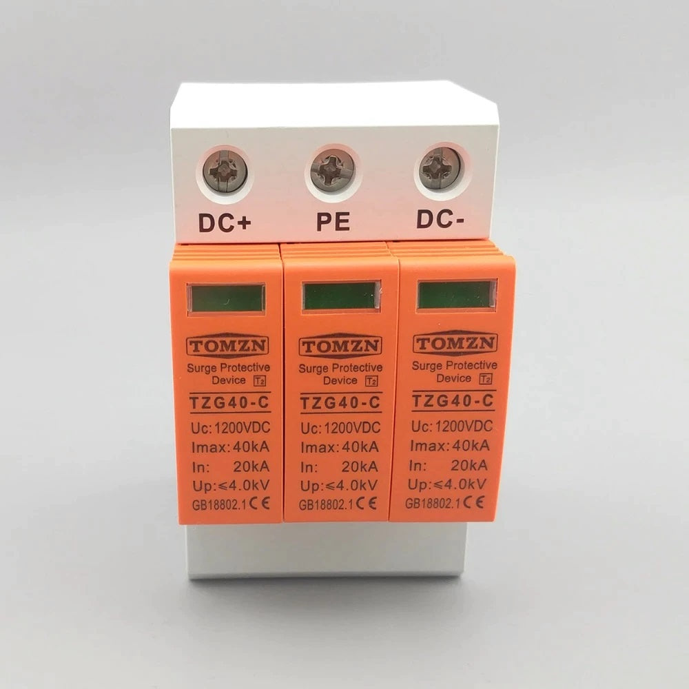 SPD DC 1200V 20KA~40KA T2 Surge Protection – e-glow-shop